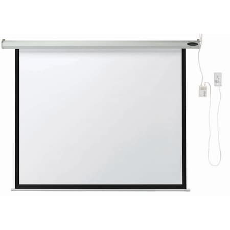 Aarco Motorized Electronically Operated Projection Screen, 50''Hx50''W ...