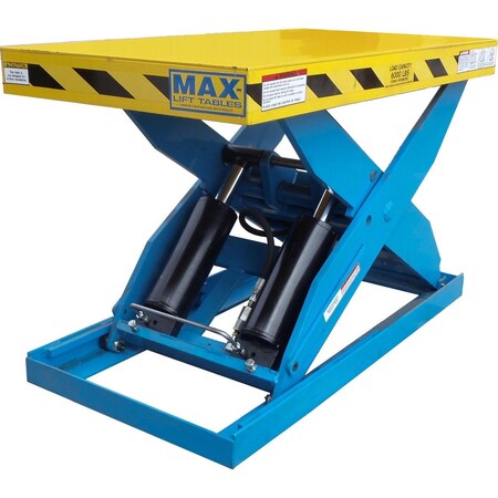 Ballymore Max Stnd Scissor Lift Table Foot Cntrl 48X48 6K Capacity 460/ ...