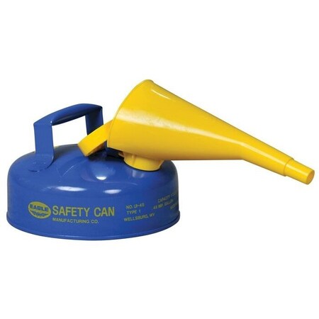 Eagle Mfg Type I Safety Can, Galvanized Steel, 2 qt, Self-Closing Lid ...