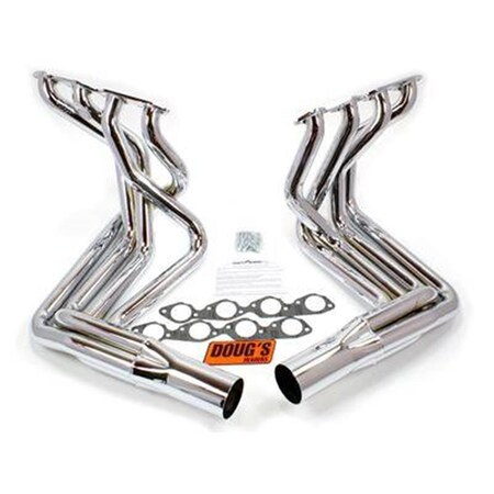 Dougs Headers D381-C Big Block Chevy Side Mount Headers - Chrome - 63 ...