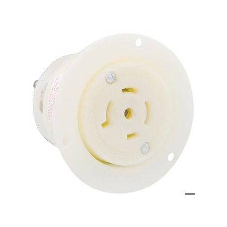 Leviton Locking Receptacle, L23-20R, 20 A, 347/600V AC, Three Phase, 4 ...