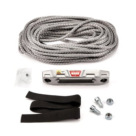 Warn Winch Cable Synthetic Rope Upgrade Kit For Warn VRX 4500/ AXON ...
