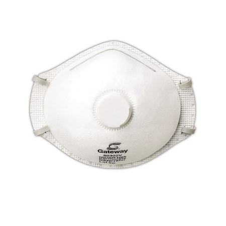 Gateway Safety Truair Dispos. N95 Respirator W/Vent, 10/Dispenser, Med ...