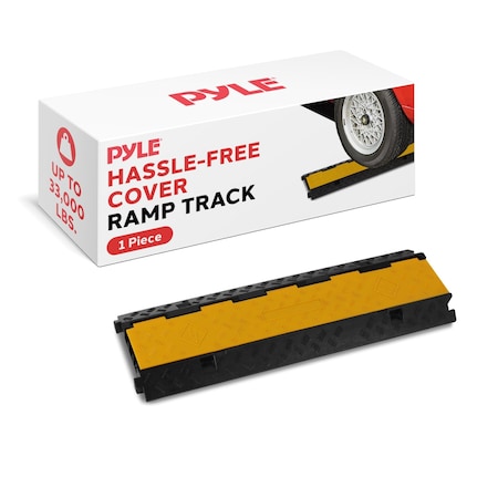 Pyle Cable Ramp, 1.96 in H, 35.40 in L, 13.60 in W, 3 Channel ...
