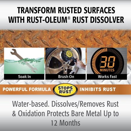 Rust-Oleum Automotive Rust Dissolver, 1 Gal 286746 | Zoro
