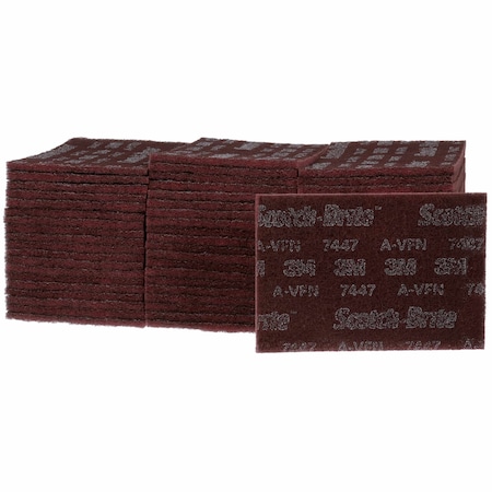 3M Scotch-Brite General Purpose Hand Pad 7447B 6 x 9 Aluminum Oxide VFN ...
