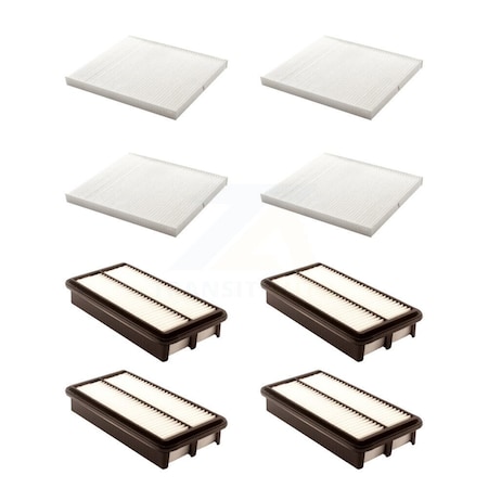Pur 4x Air + 4x Cabin Filter 8 Total Kit For Kia Sedona KFL-101515 | Zoro