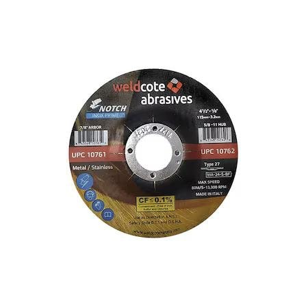 Notch A-Prime 6in x 1/8in x 5/8-11 T27 A30-R-BF Cutting/Notch Wheel ...