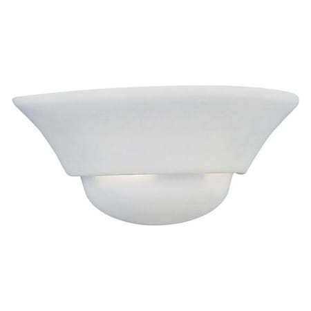Designers Fountain White One Light Wall Sconce with Paintable Ceramic ...