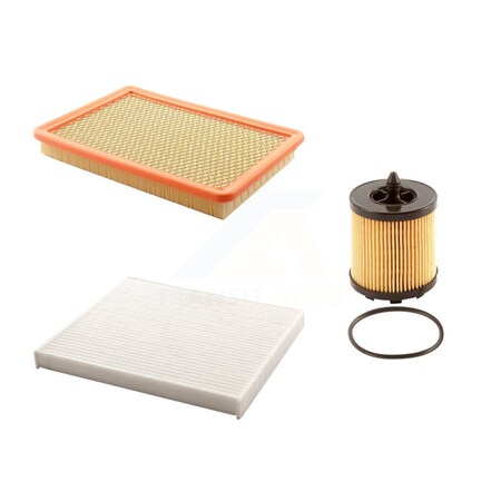 Pur 1x Air + 1x Cabin + 1x Engine Cartridge Oil Filter 3 Total Kit For ...