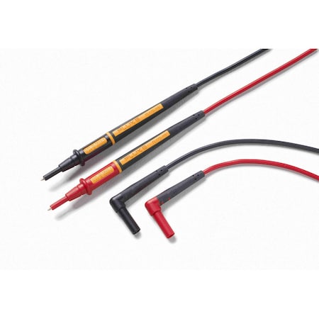Fluke Test Leads, CAT II 1000V, CAT III 1000V, CAT IV 600V, 5 ft ...