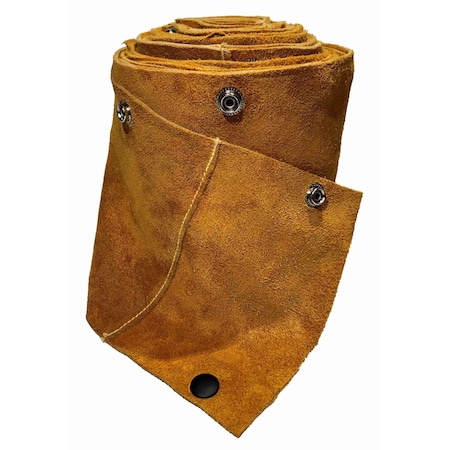 Powerweld Leather Cable Cover with Snap Enclosure, 10ft PWCCL10 | Zoro