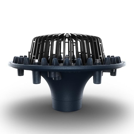 Zurn Z100F FLOFORCE 16-9/16in Dia Roof Drain w/ 4in Neo-Loc Body & Poly ...