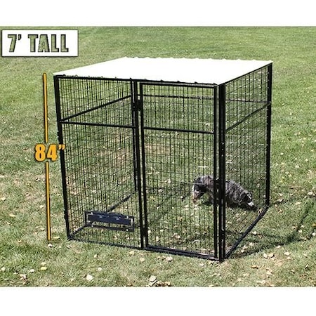 K9 Kennel Store 6ft X 6ft Complete 7ft Tall Dog Kennel Powder Coated ...