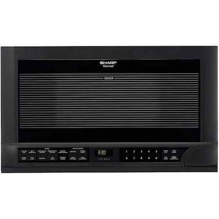 Sharp Over-the-Counter Microwave, 1100W, Blk R1210T | Zoro
