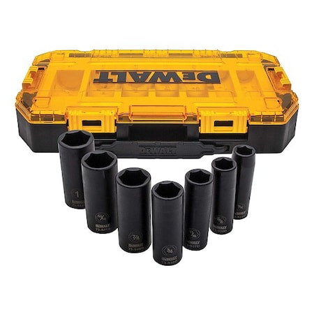 Dewalt Deep Impact Socket SAE 7PC Set DWMT74736 | Zoro