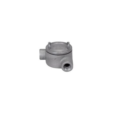 Crouse-Hinds Conduit Fitting Hub, 2 in, Threaded, Iron, Galvanized ...