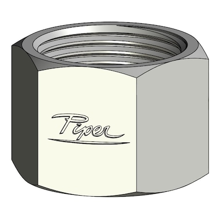 Piper 2in. JIC Tube Nut 1801-32 | Zoro