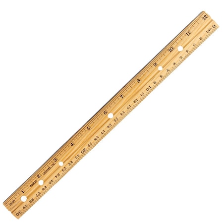 Vertex Economy Wood Ruler - 48 Each VE3480306 | Zoro