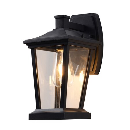 Bethel Outdoor Wall Sconce In Matte Black Finish TD27W7MBLK | Zoro