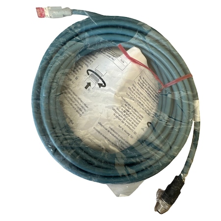 Keyence Ethernet Cable, M12 4 Pin to RJ45, 10m Long, For Network Module ...