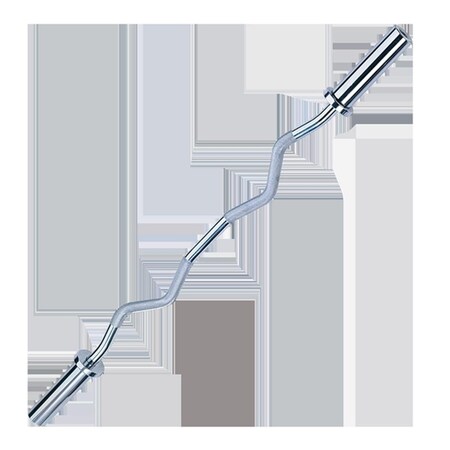 Body-Solid 47 in. Olympic Curl Bar, Chrome OB47C | Zoro