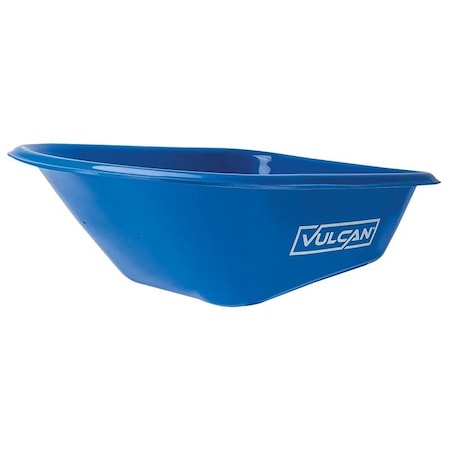 Vulcan Wheelbarrow Tray, 6 cu-ft, Poly, HDPE, For PH6-S-OR TRAY-PH6-S ...