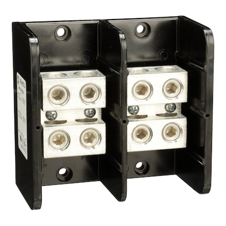 Square D Power Distribution Block, Open, 2 Pole, 620 A Copper, 600 V AC ...
