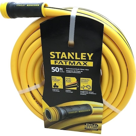 Stanley-Fatmax National Hardware FATMAX Water Hose, 50 ft L, Yellow ...