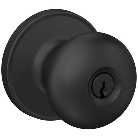 Dexter By Schlage Entry Lever, Mechanical Lock, Matte Black, Knob ...