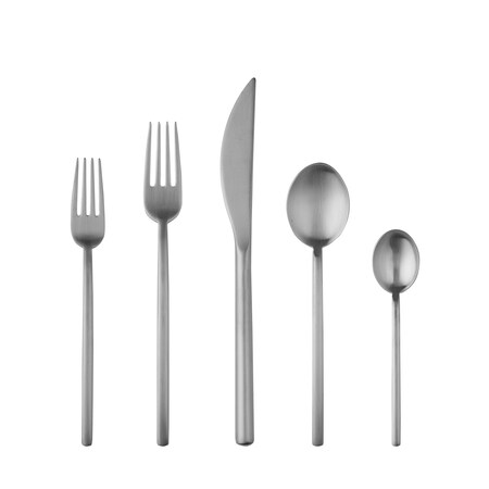 Mepra Due Flatware Set - 20 Pieces - Ice 104522020 | Zoro