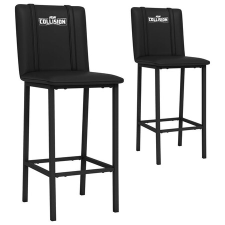 Dreamseat Bar Stool 500 with All Elite Wrestling Collision White Logo ...