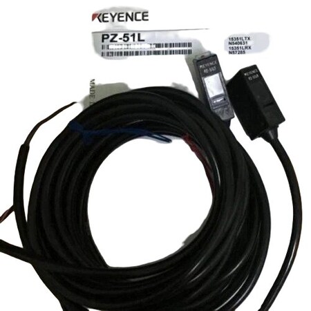 Keyence Square Transmissive Cable Type Sensor, NPN PZ-51L | Zoro