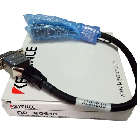 Keyence Accessory, Round 12 Pin Connector, D-Sub 9 pin Conversion 0.2 m ...