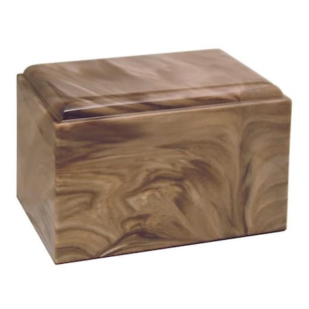 Fasttrack2Fitness Cultured Marble Cremation Stratus Adult Urn, Topaz ...