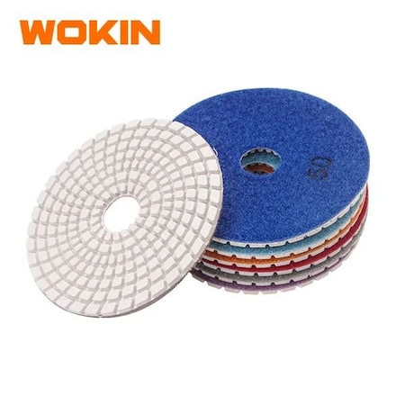 Wokin Flexible Diamond Polishing Pads4 in / 100MM 1500# 764835 | Zoro