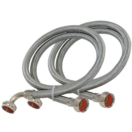 Ez-Flo Eastman Washing Machine Discharge Hose, 34 in ID, 5 ft L, FHT x ...