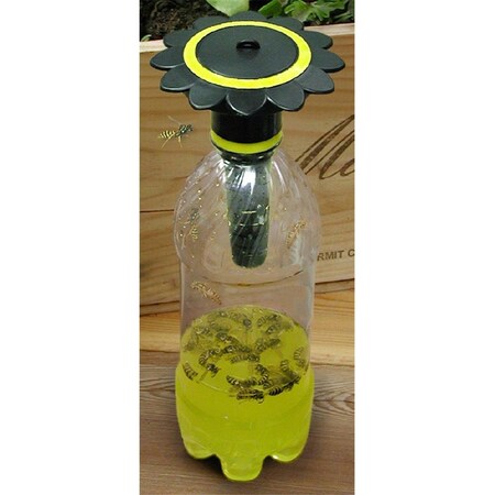 Dendesigns Soda Bottle Wasp Trap Black - Non Toxic DE723453 | Zoro