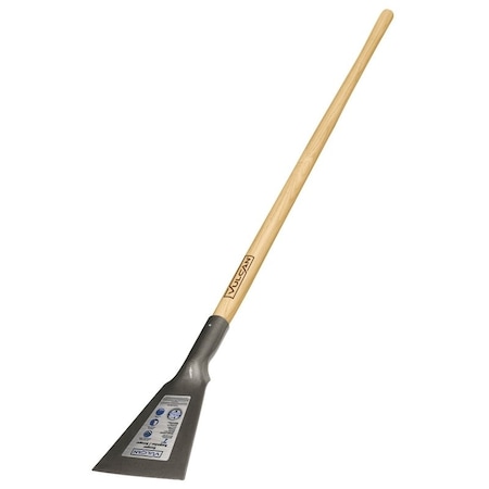 Vulcan HeavyDuty Sidewalk Scraper, 7 in W Blade, 14 in L Blade, Steel Blade, Wood Handle 34553 ...