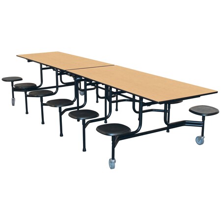 Palmer Hamilton Cafeteria Stool Table, 29 in H 59TV13293012-S12FB | Zoro