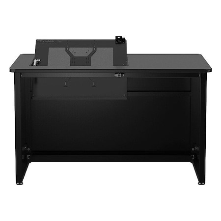 Versadesk Computer Desk, 30 in D X 29 in H, 48 in W X RSD4830-BB | Zoro