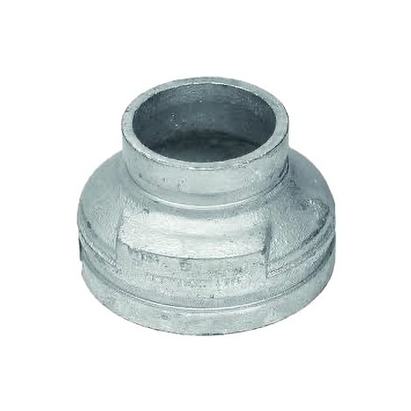 Industrial Choice Groove Cone Concentric Galvanized 8 x 4 inch GV-CONE ...