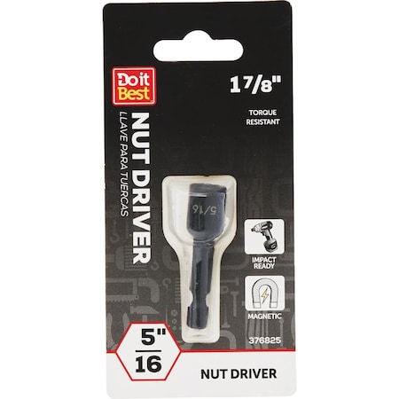 Do It Best 5/16'' x 1-7/8'' Magnetic Nutdriver Bit QJDIB-NS-002 | Zoro