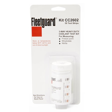 Fleetguard Coolant Test Strips, CC2602 | Zoro
