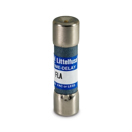 LITTELFUSE 1A Midget Fuse, 125V AC Time-Delay, Cylindrical - FLA001