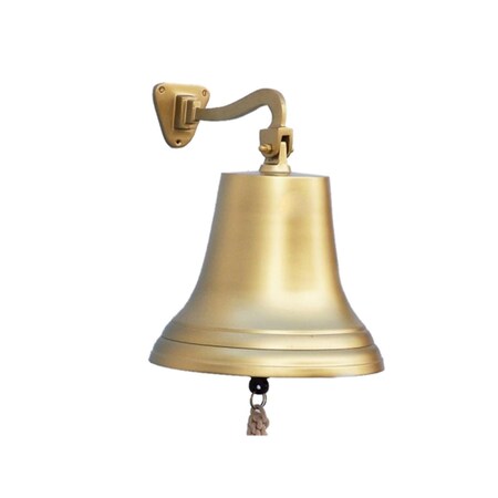 Handcrafted Model Ships Antique Brass Hanging Ships Bell - 18 in. BL ...