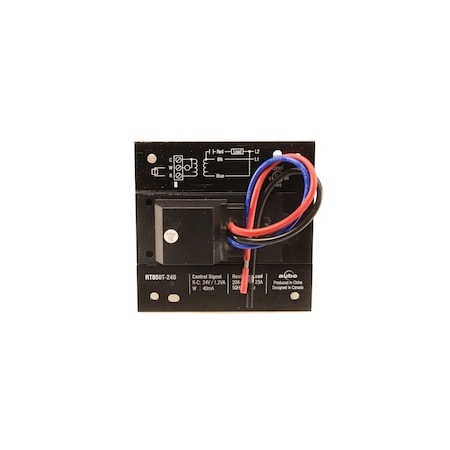 Resideo Solid State Relay 208/240 Vac Input Voltage 24 Vac Control Signal RT850T-240 | Zoro