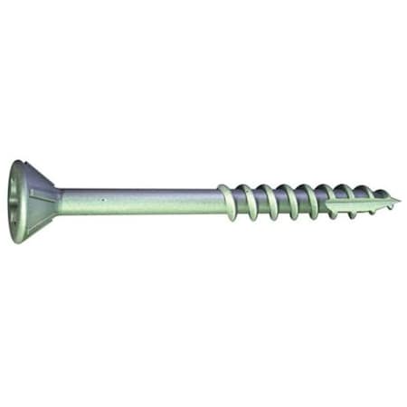 Grabber Construction Deck Screw, #6 x 1-1/2 in, Stainless Steel, Flat ...