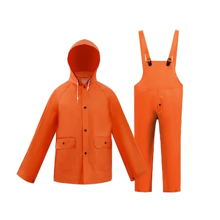 2W International Orange Heavy Weight Rain Suit, Medium 7040SD-OR M | Zoro