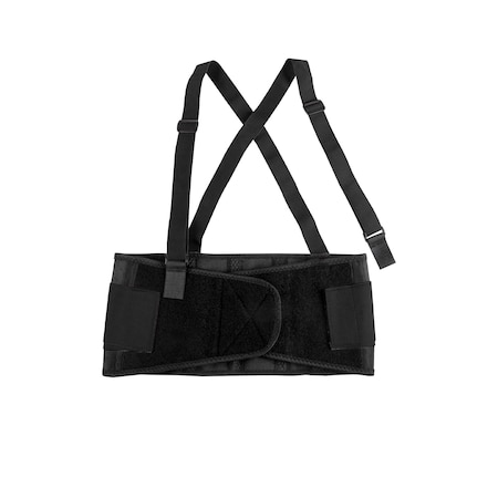 2W International Elastic Back Support Belt, Medium, Black BSB3400 M | Zoro